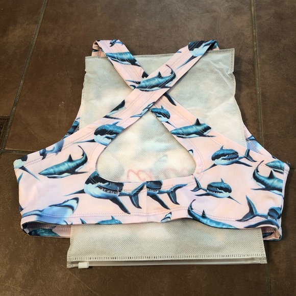 Swim | Shark Bikini Just Like Jaws Two Piece Bathing Suit | Poshmark
